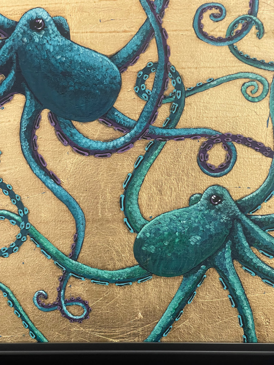 Original Gold leaf by Helen Gee – GALLERY 500 FEET